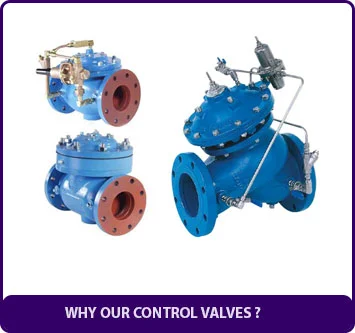 High-Quality Control Valves Manufacturer, Supplier & Exporter in India